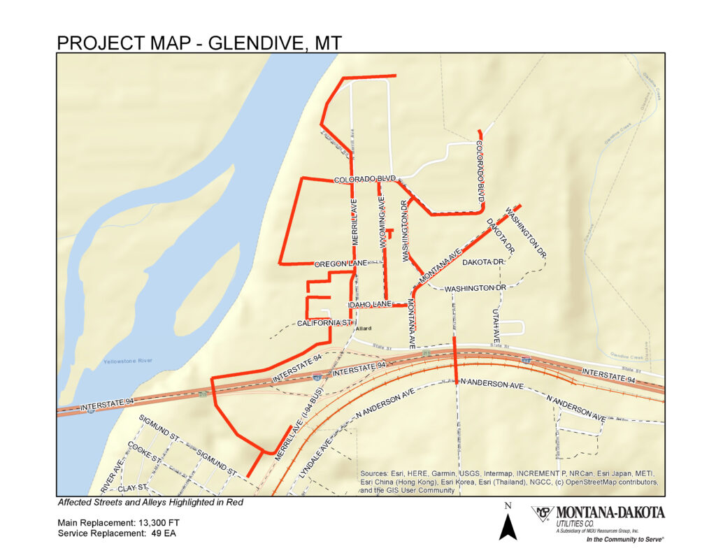 glendive montana pipeline replacement project - Montana-Dakota ...